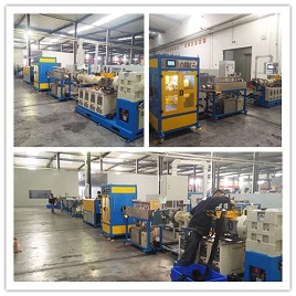 Knitting rubber hose extrusion line | YEXIN Machinery
